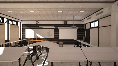 Architecture Design Studio Classroom 3d Model By Zyed