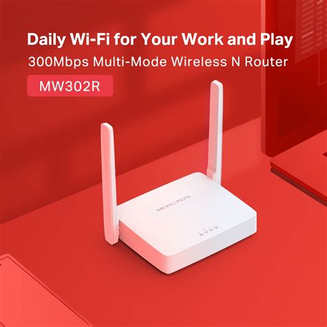 Mw302r Router Inalámbrico N Multimodo A 300mbps Mercusys Macro