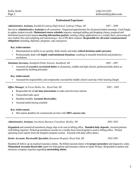 3 Administrative Assistant Sample Docx