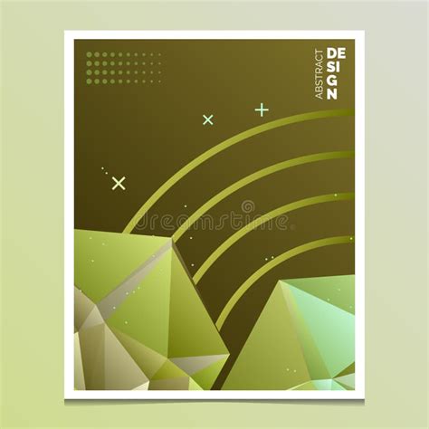 Flyer Brochure Design Templates Geometric Triangular Abstract Modern Backgrounds Mobile