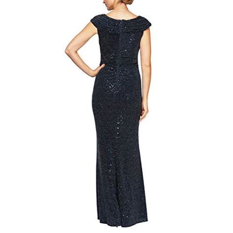 Alex Evenings Women S Metallic Knit Dress