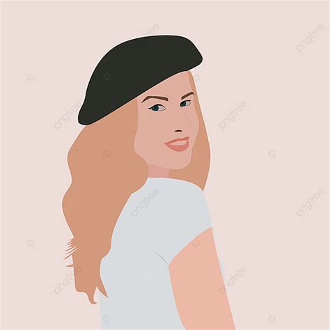 Young Blonde Girl Vector Art Png Blonde Girl Illustration Vector On