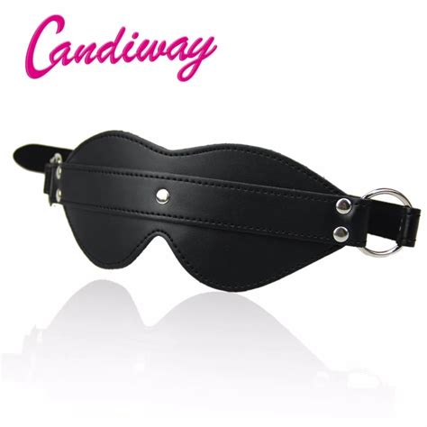 Leather Blindfold Adult Games Bdsm Flirt Sex Toy Sexy Eye Mask Sleeping