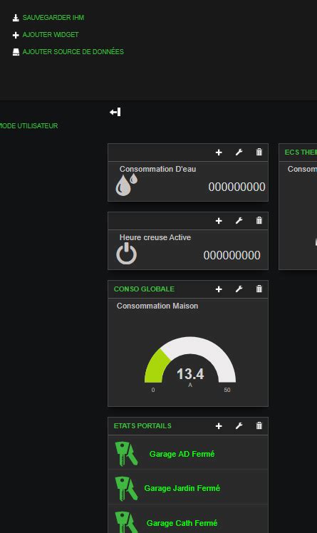 Compteur d eau froide à impulsion faire un widget conso Cartes Ethernet IPX GCE