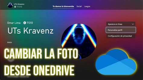 CAMBIAR LA FOTO DE PERFIL EN XBOX CON ONEDRIVE 2020 LEER DESCRIPCIÓN