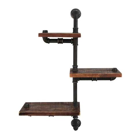 Artiss Floating Diy Pipe Shelf 3 Tiers Ivan The Ugly Clock