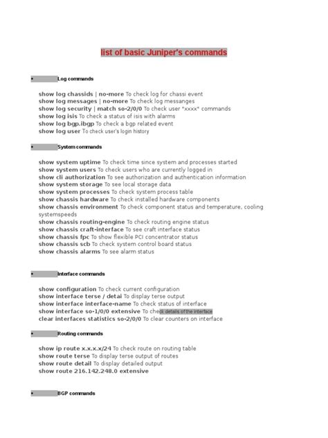 Juniper Router Commands Pdf Multiprotocol Label Switching Networking
