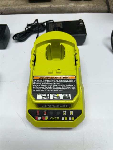 RYOBI ONE LITHIUM BATTERY CHARGERS ORIGINAL 110 VOLTS Photography