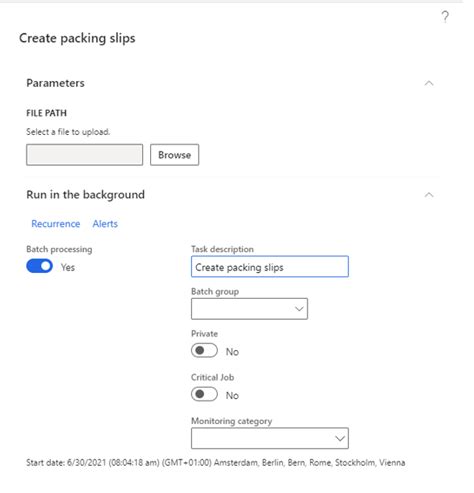 Thinking In Ax Processing An Excel File In Batch D365 Fo