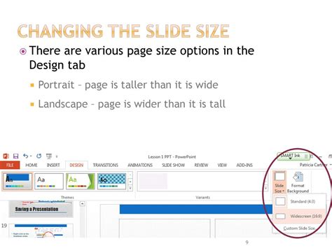 Lesson Formatting A Presentation For Printing Ppt Download