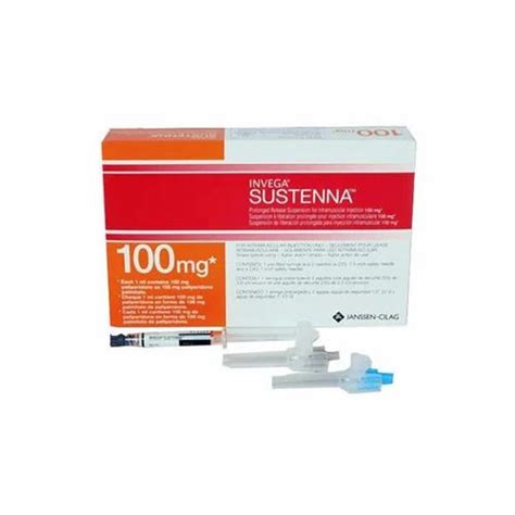 Invega Sustenna 100 Mg Injection At ₹ 7000 Stripe Ahmedabad Id 2851488376630
