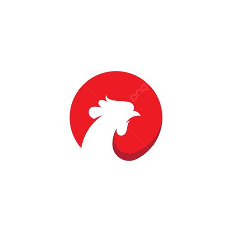 Silueta Del Gallo Vector Icono Carne Símbolo Comida Vector Png Dibujos