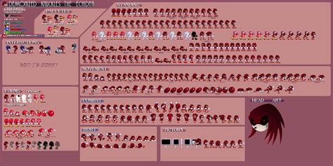 Demonized Knuckles Sprites By Exetiorfan V3 By Evgeniimurin On Deviantart