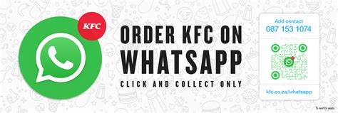 Kfc Kfc South Africa First Qsr To Launch Whatsapp Ordering In Sa Kfc