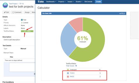 Xray 2858 The Pie Chart Gadget Is Not Displaying The Testrunstatus