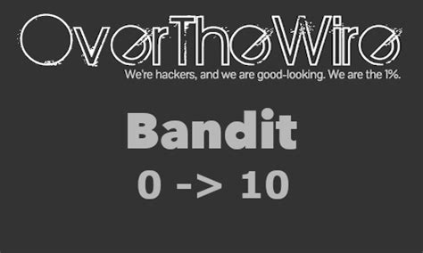 mastering the basics bandit wargame level 0 walkthrough by nixie