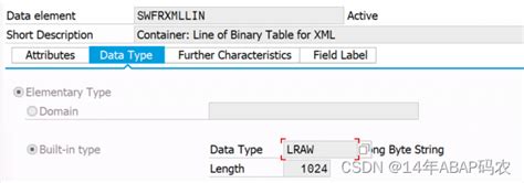 Abap Lraw类型转换为xstring再转换为stringprefixed Length Field Abap Lraw Csdn博客
