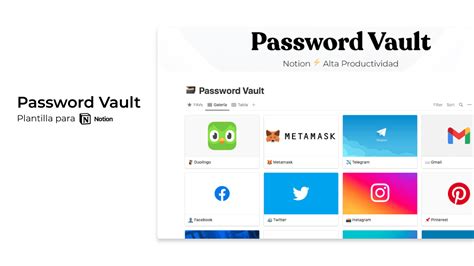 Password Vault Notiontopia