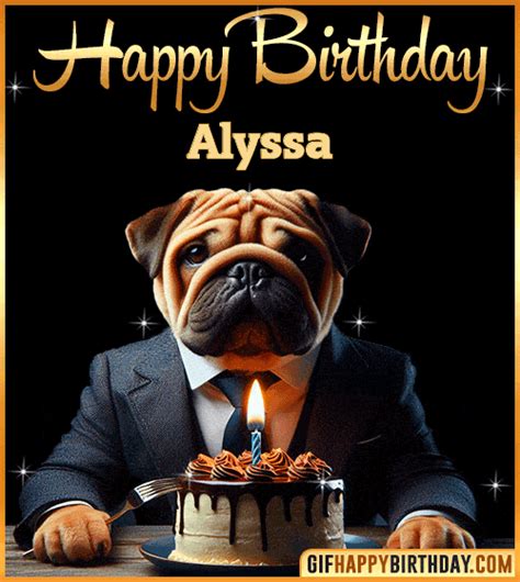 Happy Birthday Alyssa  Images