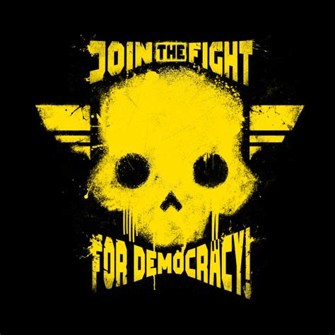 Helldivers Democracy Fine Art Print Rocketman