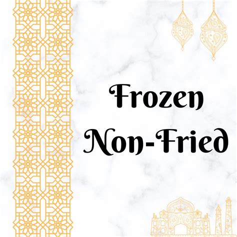 Frozen Food Non Fried Qiksmart