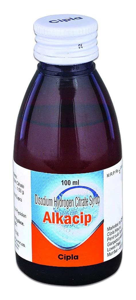 Alkacip Bottle Of 100 Ml Syrup Health And Personal Care