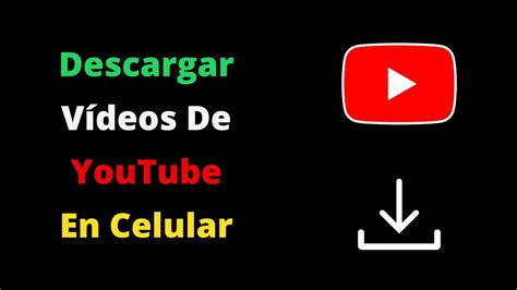 Cómo descargar vídeos de youtube en celular 2023 YouTube