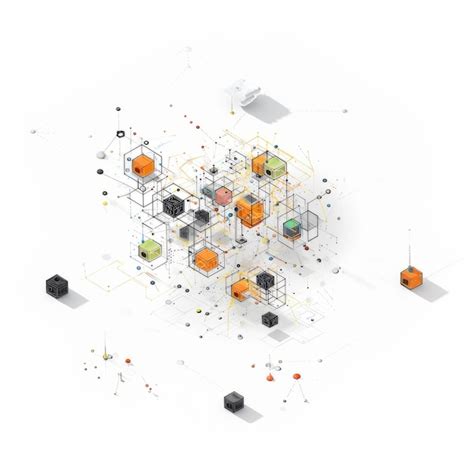 Premium Photo Distributed Application Cluster Sharing Data Through