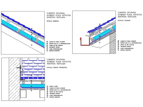 Telhado Inclinado Ventilado Em Autocad Cad 97 29 Kb Bibliocad
