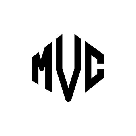 Premium Vector MVC Letter Logo Design With Polygon Shape MVC Polygon And Cube Shape Logo