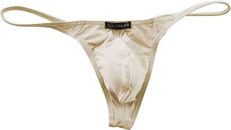 XINSHIDE Mens Sexy Print Mesh Thong Micro G String Underwear Brief