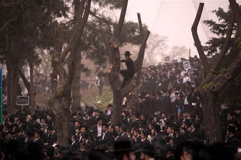 Ultra Orthodox Jews Protest Israeli Military Draft Bill In Jerusalem