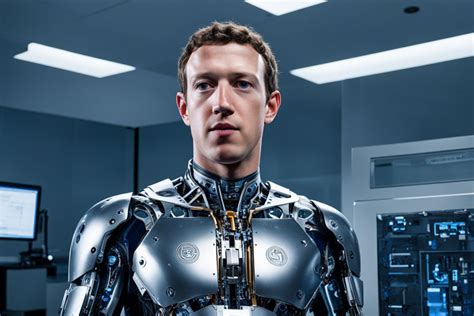 Mechanical Mark Zuckerberg As Cyborg By Rodrigo Games Live Playground