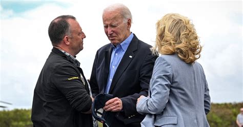 Biden Arrives In Maui To Meet Residents After Deadly Wildfires