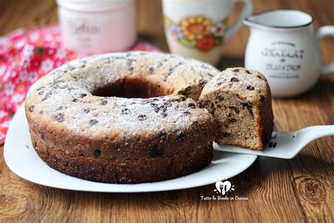 CIAMBELLA ALLO YOGURT E GRANO SARACENO Con Gocce Di Cioccolato Tutto