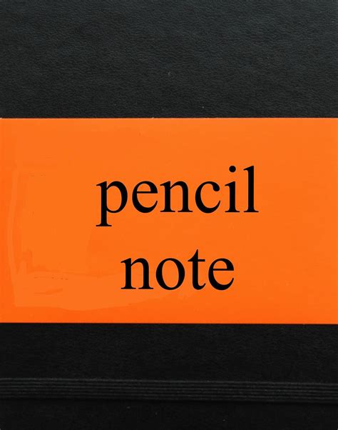 Pencil Note