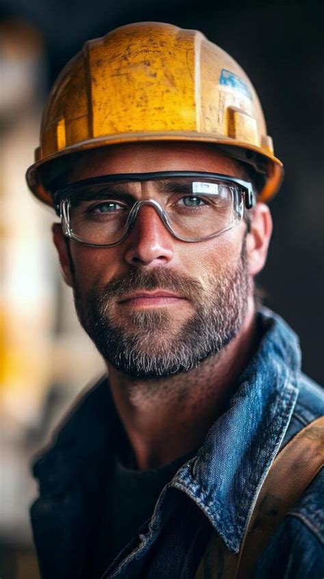 Construction Worker With Safety Gear Focused On Site Tasks During Daylight Hours 54418783 Stock