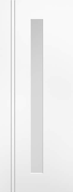 White Sierra Blanco Long Light Glazed Pre Finished Internal Door — Door