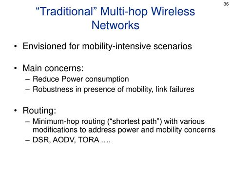Ppt Comparison Of Routing Metrics For Static Multi Hop Wireless