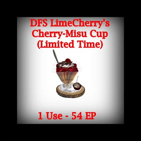 Second Life Marketplace Dfs Texture Dfs Limecherrys Cherry Misu Cup