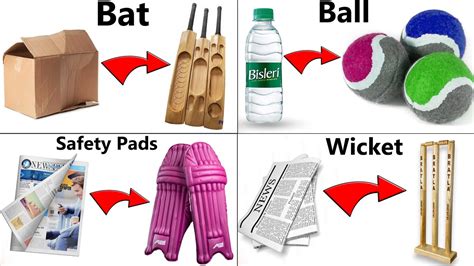 100 Working 4 Easy Homemade Cricket Kits How To Make Cricket Bat