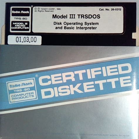 Model Iii Trsdos Disk Operating System And Basic Interpreter V010300 1980 Tandy Free