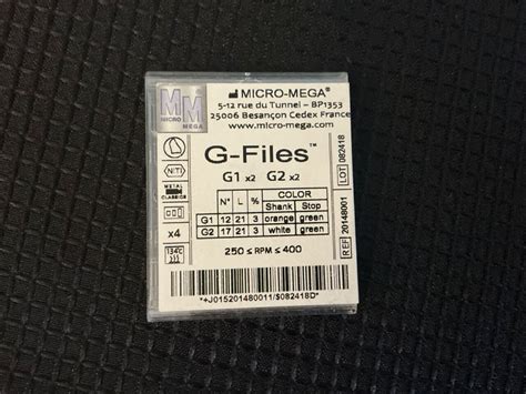 New Micro Mega 20148001 G Files G Disposables General For Sale