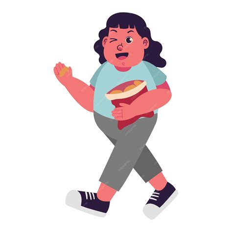 Pessoas Gordas Femininas Com Sobrepeso E Obesidade Tamanho Andando E
