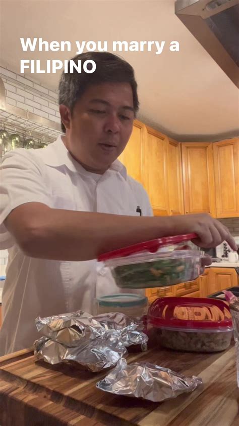 When You Marry A Filipino Na Mahilig Mag Take Out Pag May Handaan Who