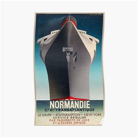 A M Cassandre Normandie Premium Matte Vertical Poster