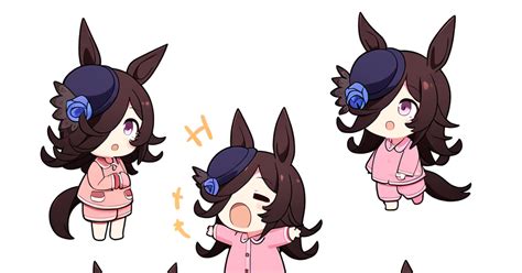 ライスシャワーウマ娘 ディフォルメウマ娘集 ナイフフィッシュリク不可のイラスト Pixiv