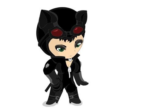 Catwoman Chibi Arkham City By Thecinnamonkoala On Deviantart