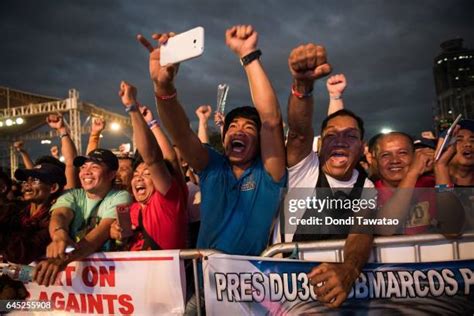 Supporters Of Philippine President Duterte Rally In Manila Photos And