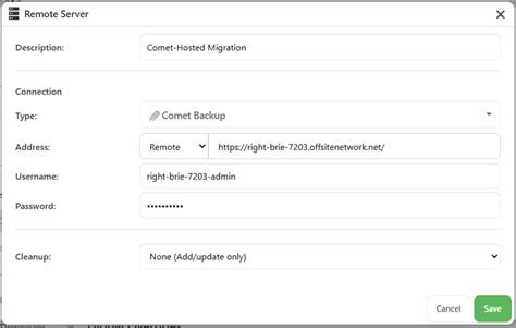Self Hosted To Comet Hosted Migration Guide Comet Documentation